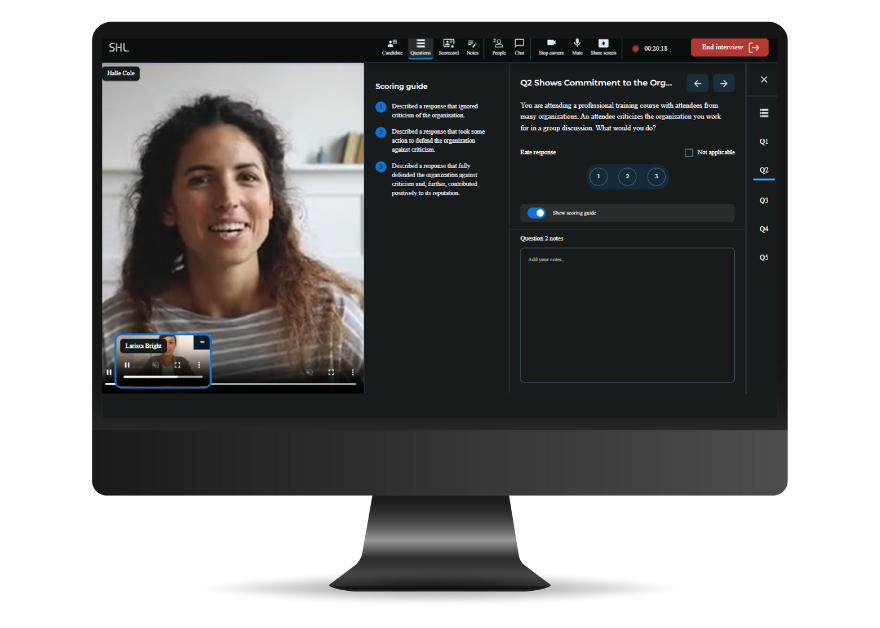 Structured Interviews | Smart Interview Professional | SHL