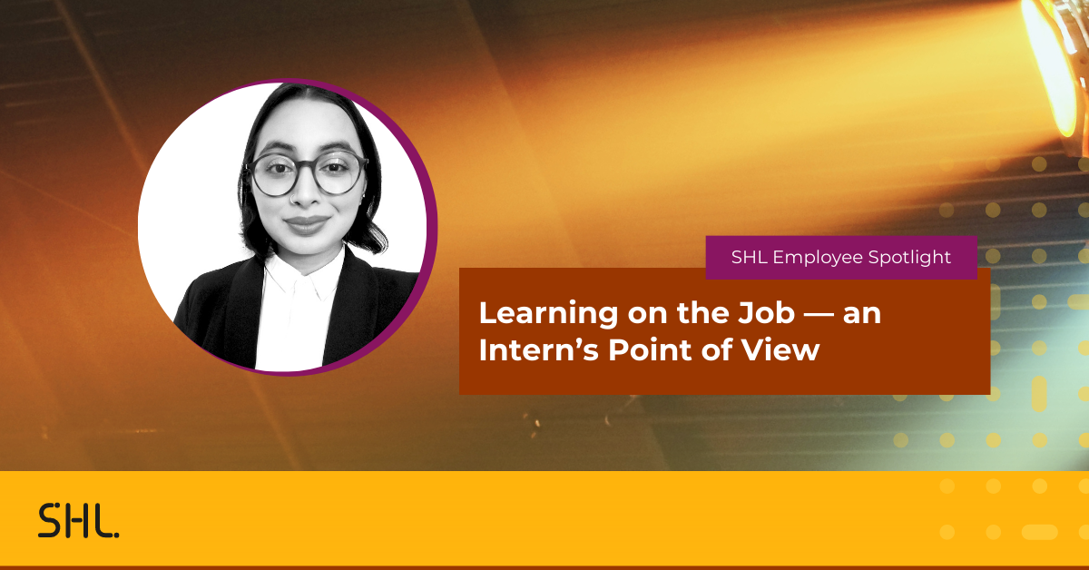 Learning on the Job—an Intern’s Point of View
